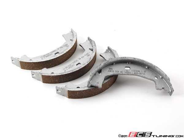 Genuine BMW - 34416761291 - Parking Brake Shoe Set (34-41-6-761-291)