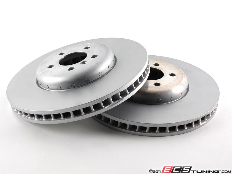 Genuine BMW - 34116785675 - Front Brake Rotors - Pair (374mm) (34-11-6 ...