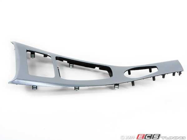 Genuine BMW - 51168036036 - Glacier Silver Aluminum Center Console ...