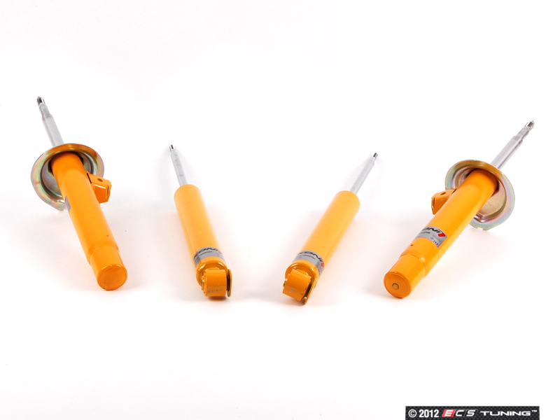 ECS News - BMW E46 M3 Koni Yellow Adjustable Shocks & Struts