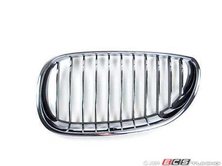 Genuine BMW - 51137065701 - Chrome Kidney Grille - Left (51-13-7-065-701)
