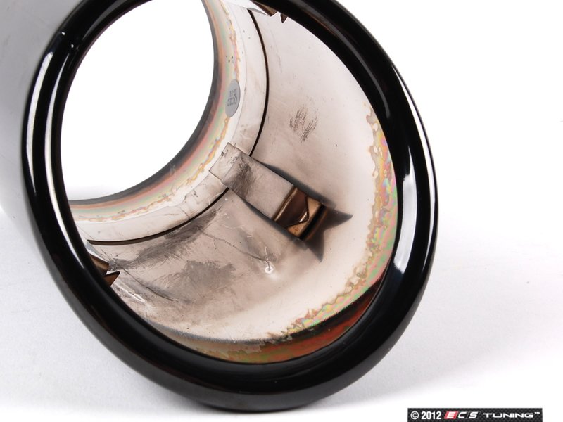 Genuine Volkswagen Audi - 8K0071761A - Black Chrome Exhaust Tips - Set ...