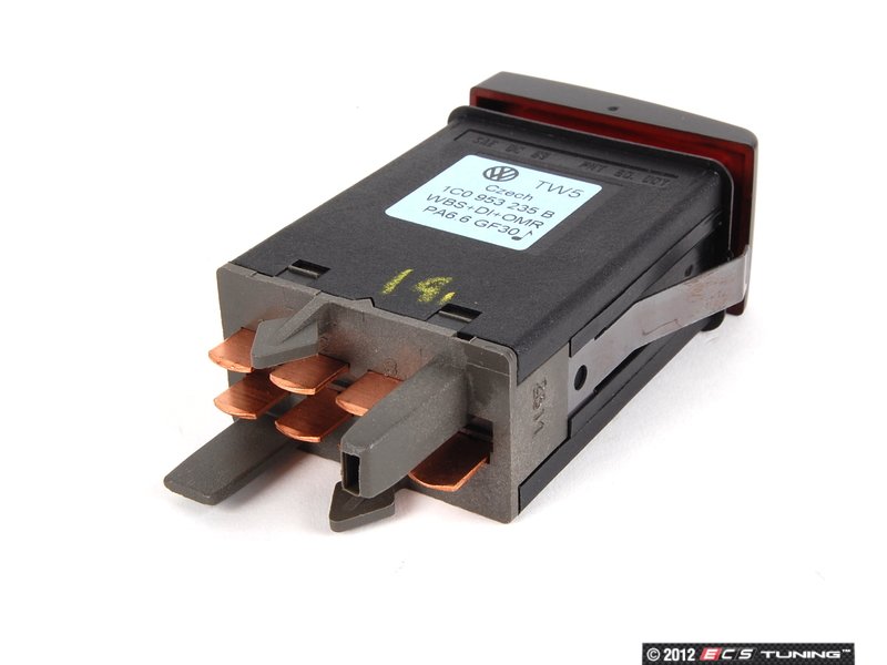 Genuine Volkswagen Audi - 1C0953235BB41 - Hazard Switch (1C0 953 235 B B41)