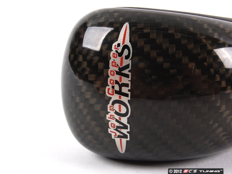 Genuine MINI - 25110396878 - JCW Gear Shift Knob 5 Or 6 Speed - Leather ...