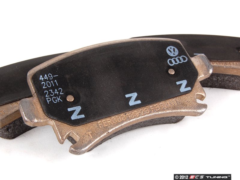 Genuine Volkswagen Audi - 4F0698451D - Rear Brake Pad Set (4F0 698 451 D)