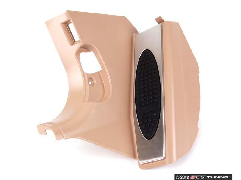 Genuine BMW - 51437902391 - "M" Aluminum Dead Pedal - Beige (51-43-7 ...