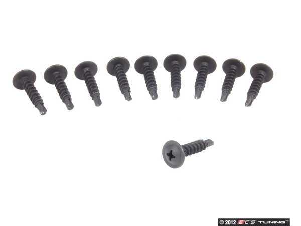 Genuine BMW - 07146959925kt - Plastic Phillips Screw - Pack Of 10