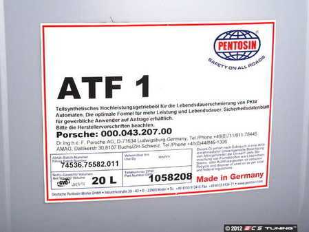 Genuine Porsche - 00004320700 - Tiptronic Automatic Transmission Fluid ...