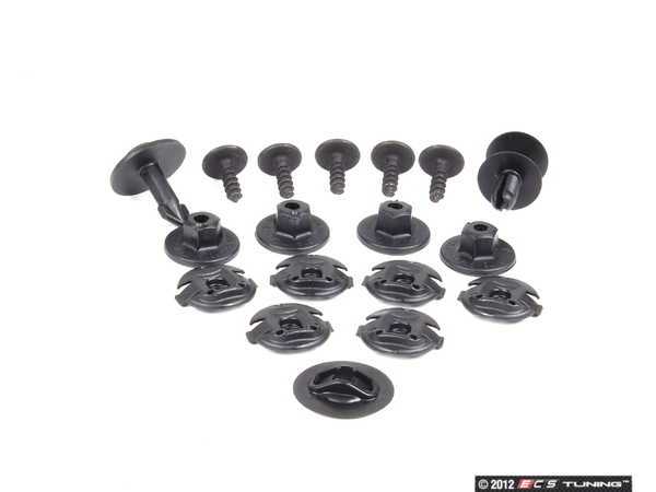 Genuine Volkswagen Audi - 8K0098629 - Front Fender Liner Hardware Kit ...