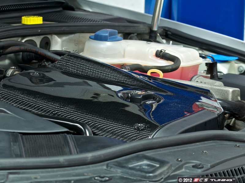 ECS News - Audi B6 A4 1.8T ECS Carbon Fiber Engine Cover