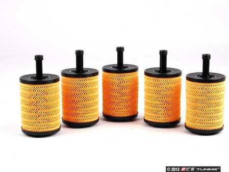 Genuine Volkswagen Audi - 071115562C - Oil Filter - 5 Pack (071 115 562 C)