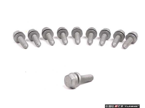 Genuine BMW - 33326768354kt - Hex Screw With Collar - Pack Of 10 - (NO ...