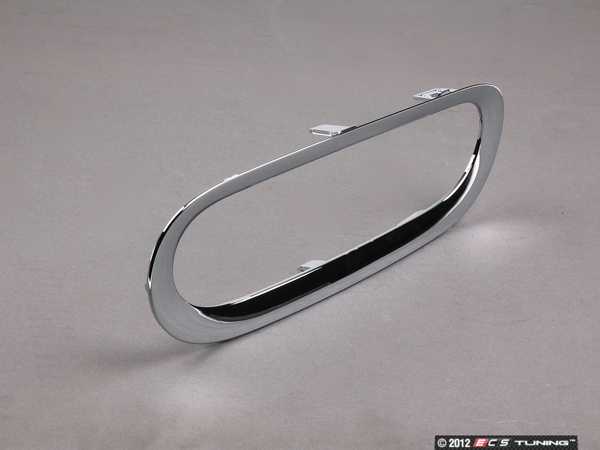 Genuine MINI - 51122753653 - Trim Ring - Chrome (51-12-2-753-653)