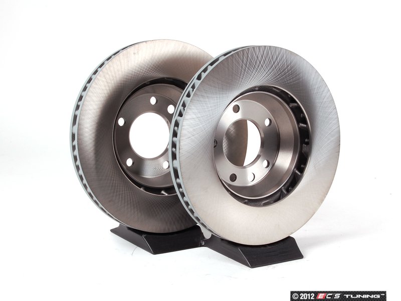 Genuine Porsche - 95535140151KT - Front Brake Rotors - Pair (350x34)