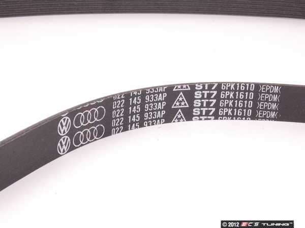 Genuine Volkswagen Audi - 022145933AP - Accessory Belt (022 145 933 AP)