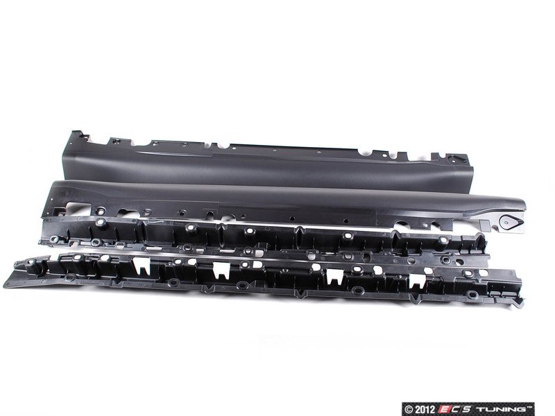 Genuine BMW - 51950443731 - Aluminum Running Board Set (51-95-0-443-731)