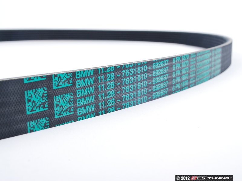 Genuine BMW - 11287631810 - RIBBED V-BELT - (NO LONGER AVAILABLE) (11 ...