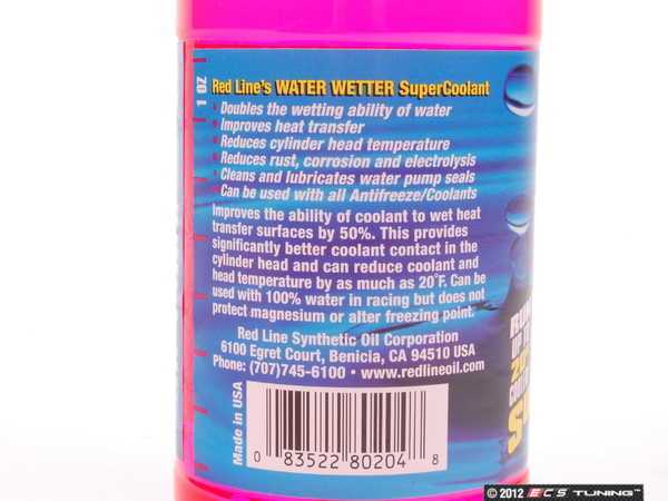 Redline - 80204 - Water Wetter Coolant Additive - 12oz