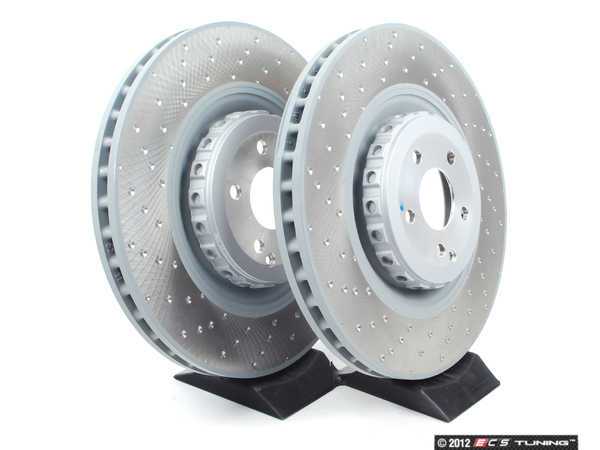 Genuine Mercedes Benz - 2214211312SET2 - Front Brake Rotors - Pair