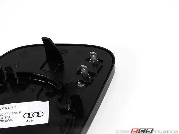 Genuine Volkswagen Audi - 8D0857535F - Heated Mirror Glass - Left (8D0 ...