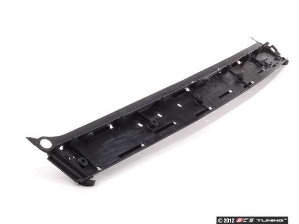 Genuine Porsche - 955555843039B9 - Rear Moulding Support - Satin Black