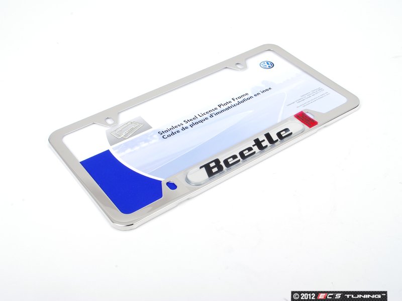 Genuine Volkswagen Audi - 5C0071801J - Beetle License Plate Frame ...