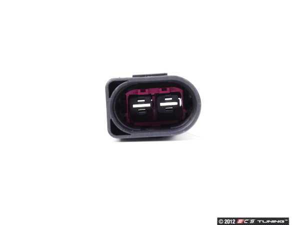 Genuine Volkswagen Audi - 1J0973852 - Connector housing - 2 pin (1J0 ...