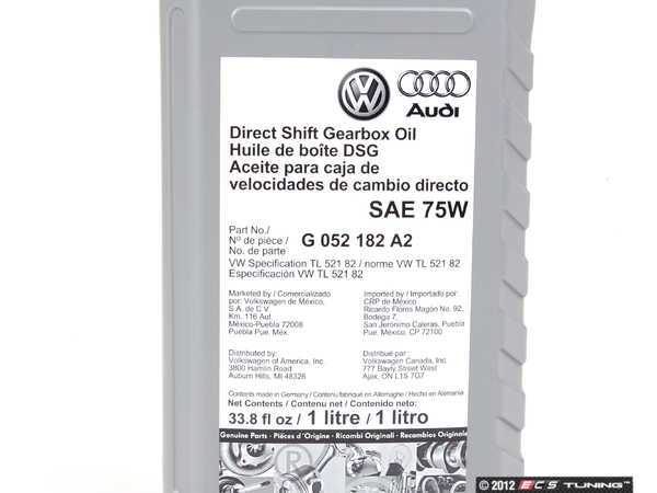 Genuine Volkswagen Audi - G0521821LDSP - DSG Transmission Oil - 1 Liter ...