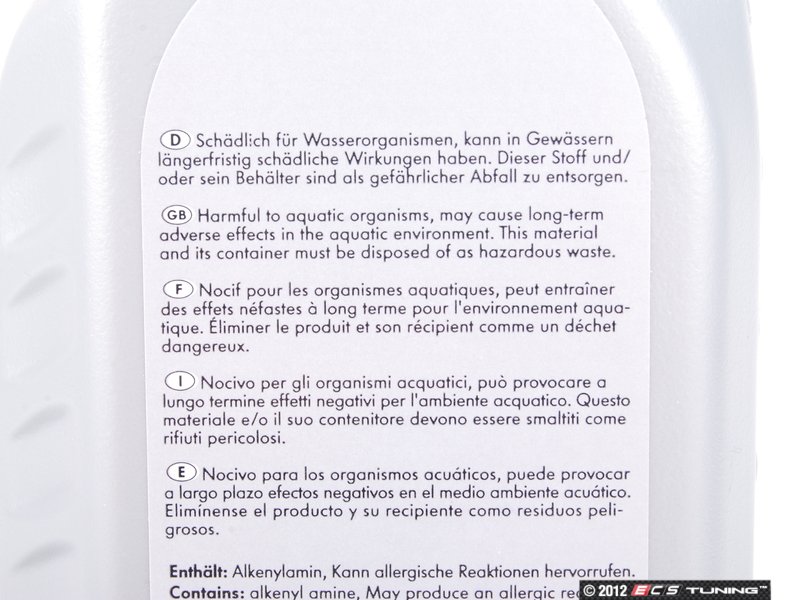 Genuine Volkswagen Audi - G055532A2 - Manual Transmission Fluid - 1 ...