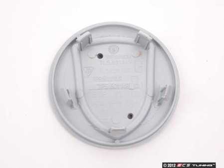 Genuine Porsche - 7PP6011508Z8 - Silver Concave Center Cap With Black ...