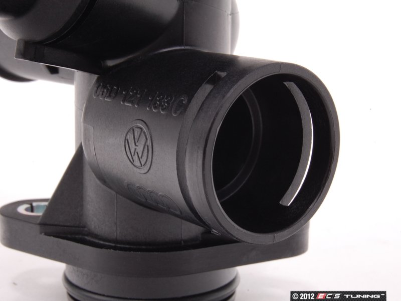 Genuine Volkswagen Audi - 06D121132C - Coolant Hose Flange (06D 121 132 C)