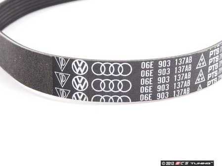 Genuine Volkswagen Audi - 06E903137AB - Supercharger Belt (06E 903 137 AB)