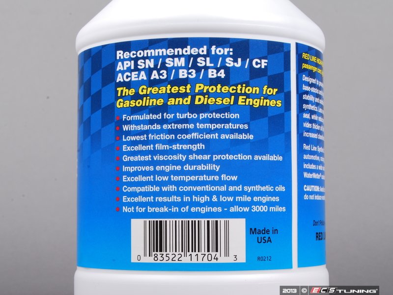 Redline - 11704 - Redline 10w-60 Engine Oil - 1 Quart