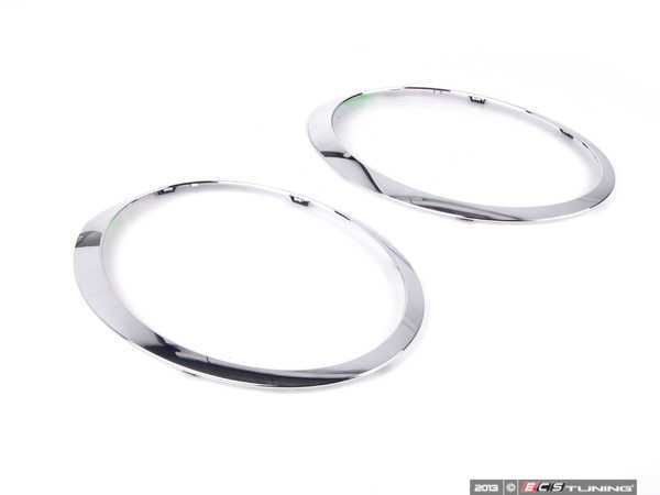Genuine MINI - 51137149905KT - Headlight Trim Ring Chrome - Set