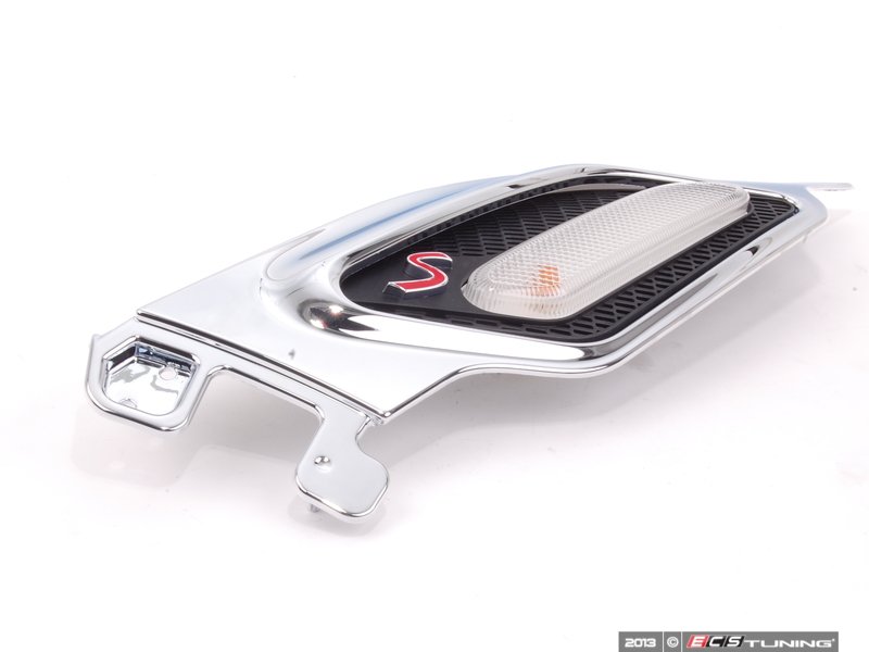 Genuine MINI - 51139804617 - Side Carrier Turn Signal Trim S Chrome ...