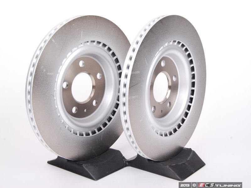 Genuine Volkswagen Audi - 4H0615601H - Rear Brake Rotors - Pair (330x22 ...