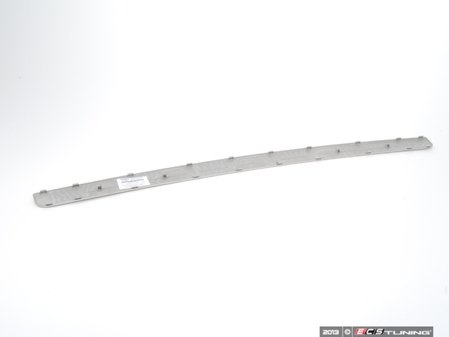 Genuine Porsche - 95550578710 - Rear Bumper Trim - Brushed Stainless Steel