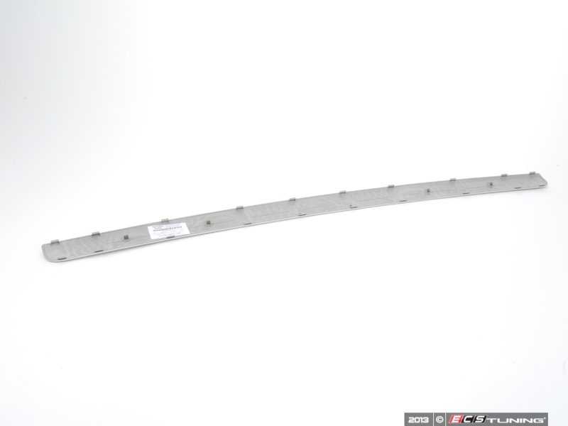 Genuine Porsche - 95550578710 - Rear Bumper Trim - Brushed Stainless Steel