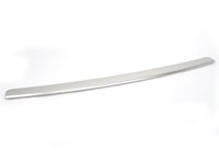 Genuine Porsche - 95550578710 - Rear Bumper Trim - Brushed Stainless Steel