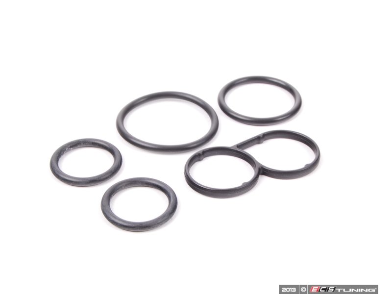 Genuine Volkswagen Audi - 077198405 - Oil Cooler Gasket Set (077 198 405)