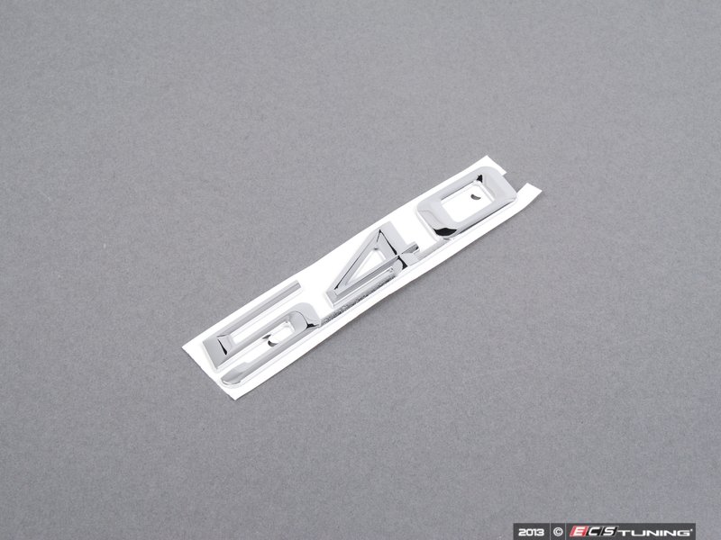 Genuine BMW - 51148148824 - 540 Emblem (51-14-8-148-824)