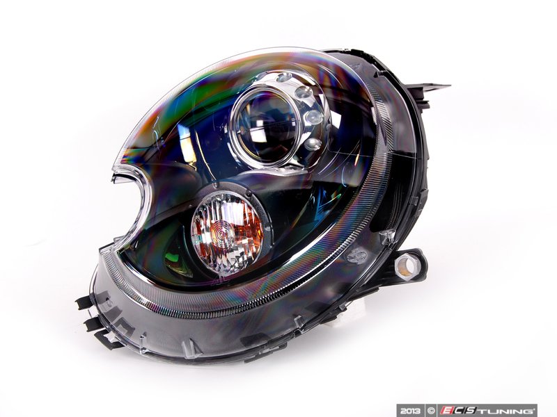 Genuine MINI - 63127270027 - Bi-Xenon Black Headlight Assembly - Left ...