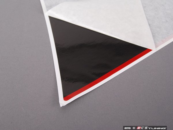 Genuine MINI - 51147276282 - Bonnet / Hood Stripe JCW Black / Red ...