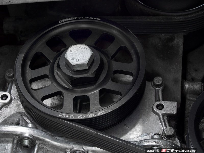 ECS News - Volkswagen MKIV VR6 12v ECS Lightweight Pulley Kit
