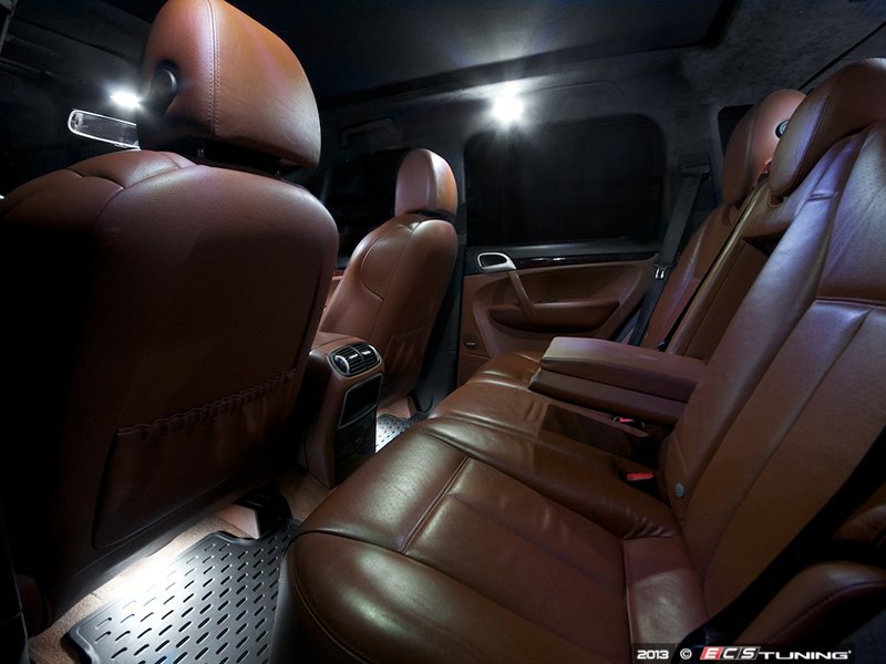 ECS News - Porsche 957 Cayenne Ziza LED Interior Lighting Kit
