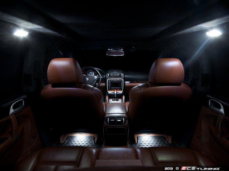ECS News - Porsche 957 Cayenne Ziza LED Interior Lighting Kit
