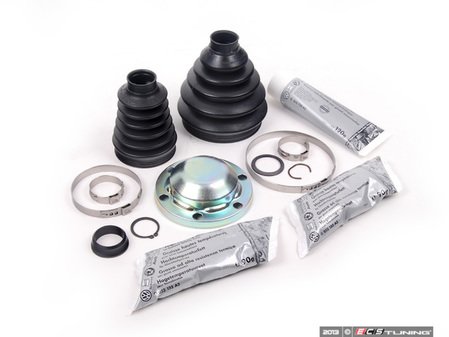 Genuine Volkswagen Audi - 1K0498201AKT1 - Front inner and outer CV Boot ...