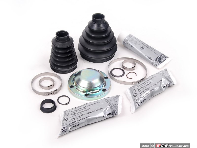 Genuine Volkswagen Audi - 1K0498201AKT1 - Front inner and outer CV Boot ...