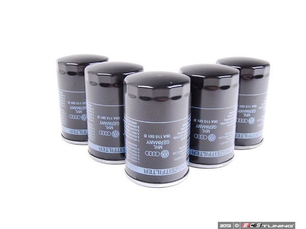 Genuine Volkswagen Audi - 06A115561B - Oil Filter - Pack Of 5 (06A 115 ...