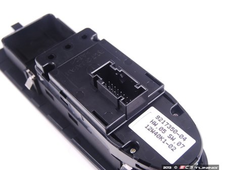 Genuine BMW - 61319217350 - Window Switch - Schwarz/Black (61-31-9-217-350)